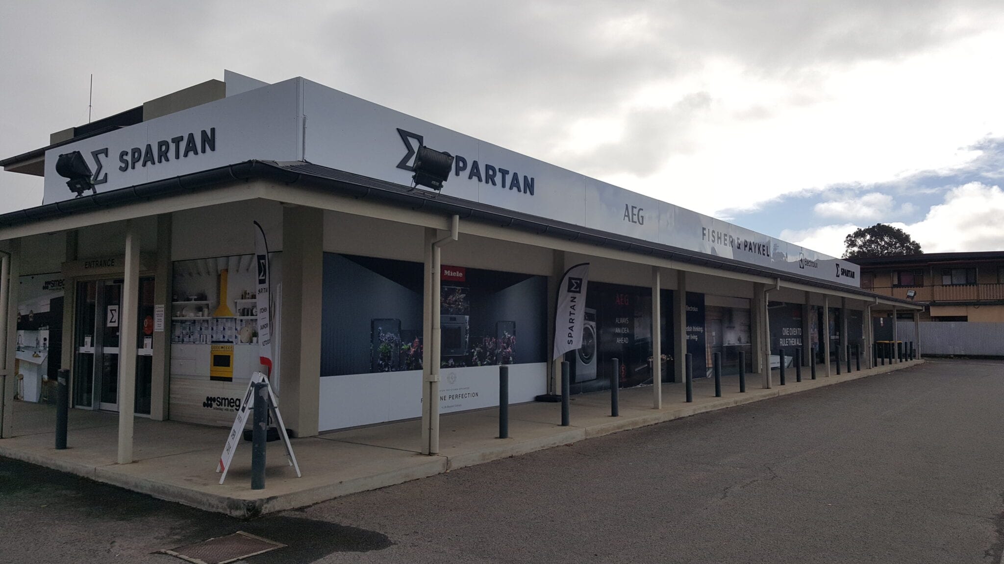 Spartan promotes it's huge range of appliances using a huge range of ...