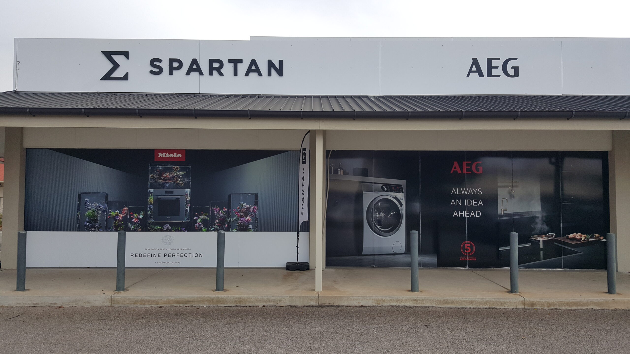 Spartan promotes it's huge range of appliances using a huge range of ...